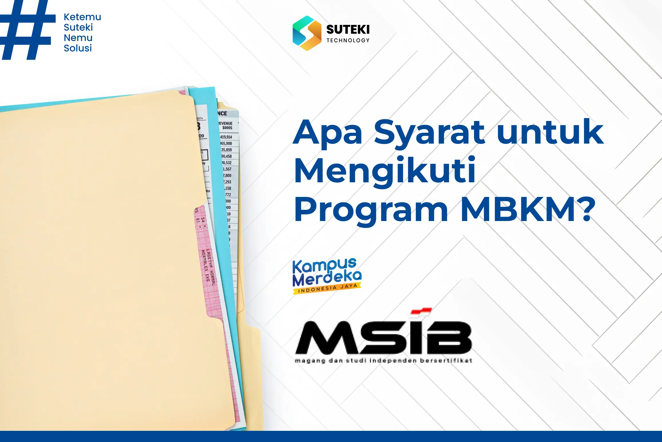 Apa Syarat untuk Mengikuti Program MBKM | Suteki Tech