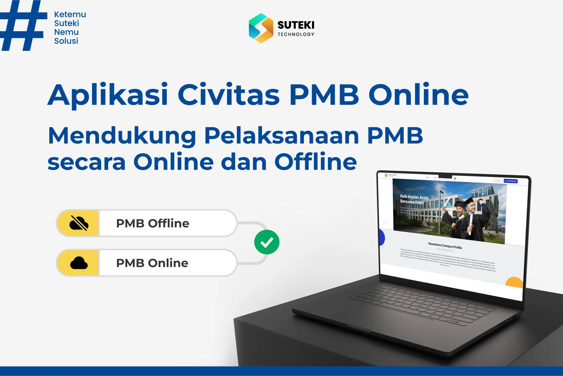 Aplikasi Civitas PMB Online Mendukung PMB Online dan Offline
