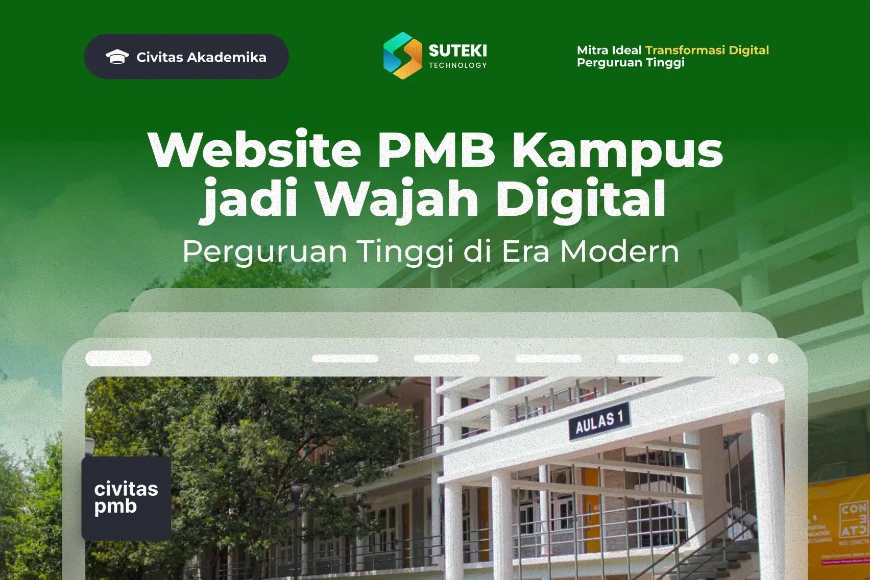 Website PMB Kampus jadi Wajah Digital Perguruan Tinggi di Era Modern